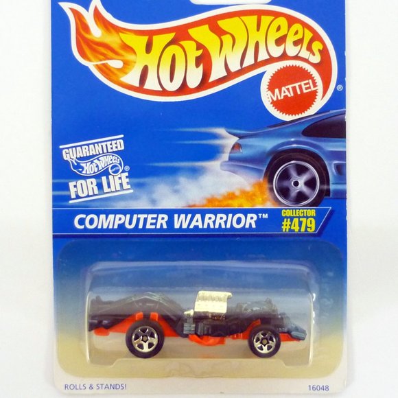Mattel | Toys | Hot Wheels Computer Warrior 479 Blue Diecast Car 996 ...